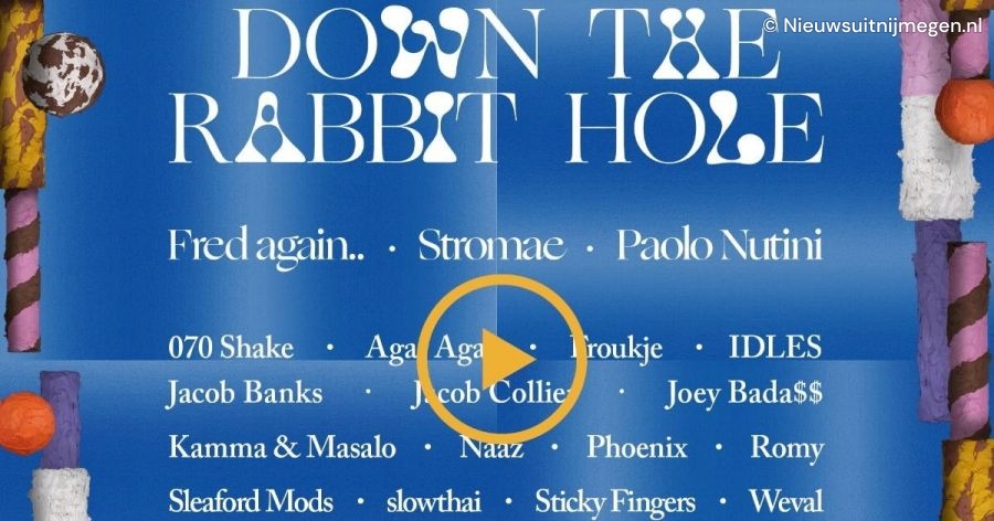 Nieuwe namen voor DOWN THE RABBIT HOLE 2023 | Nieuws uit Nijmegen
